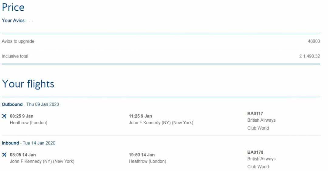 How Many Avios Points to Upgrade to Business Class - The Points Insider