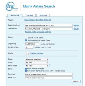 How to Use the ITA Matrix Tool: Insider Tips for the Cheapest Flights ...