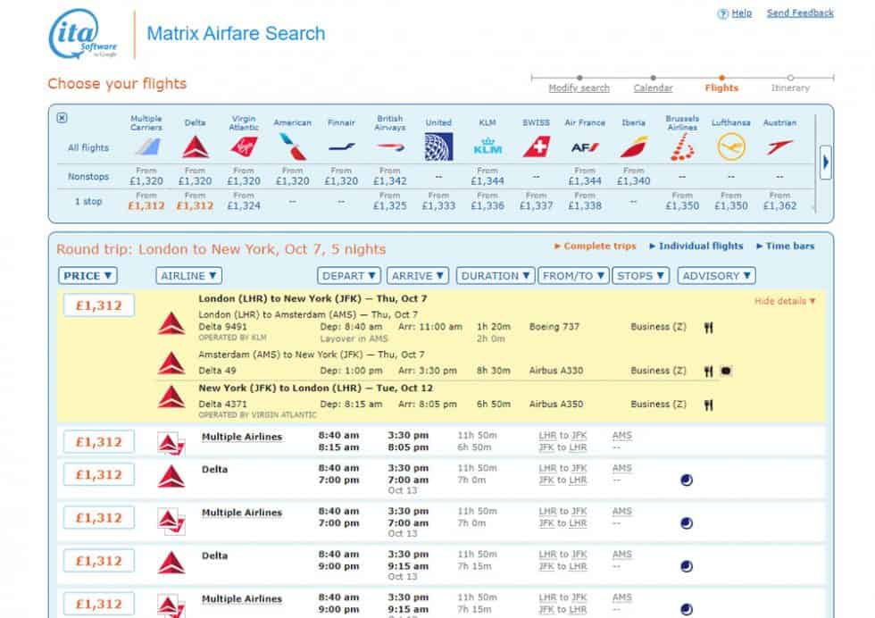How to use the ITA Matrix Tool: Insider Tips for the Cheapest Flights ...