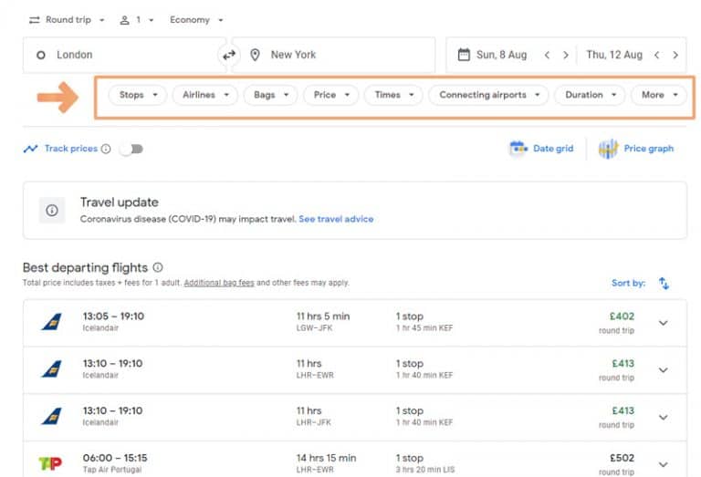 12 Hidden Tips and Tricks to Save Money with Google Flights - The ...