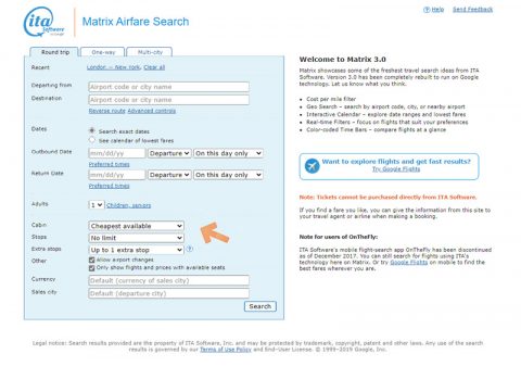 How to use the ITA Matrix Tool: Insider Tips for the Cheapest Flights ...