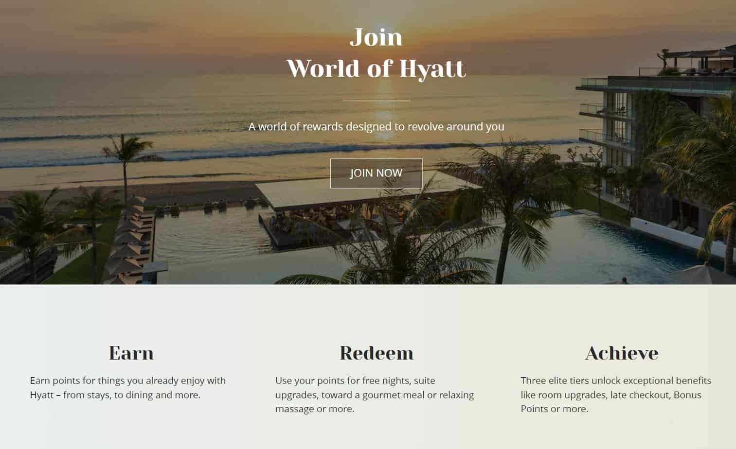 world of hyatt member login